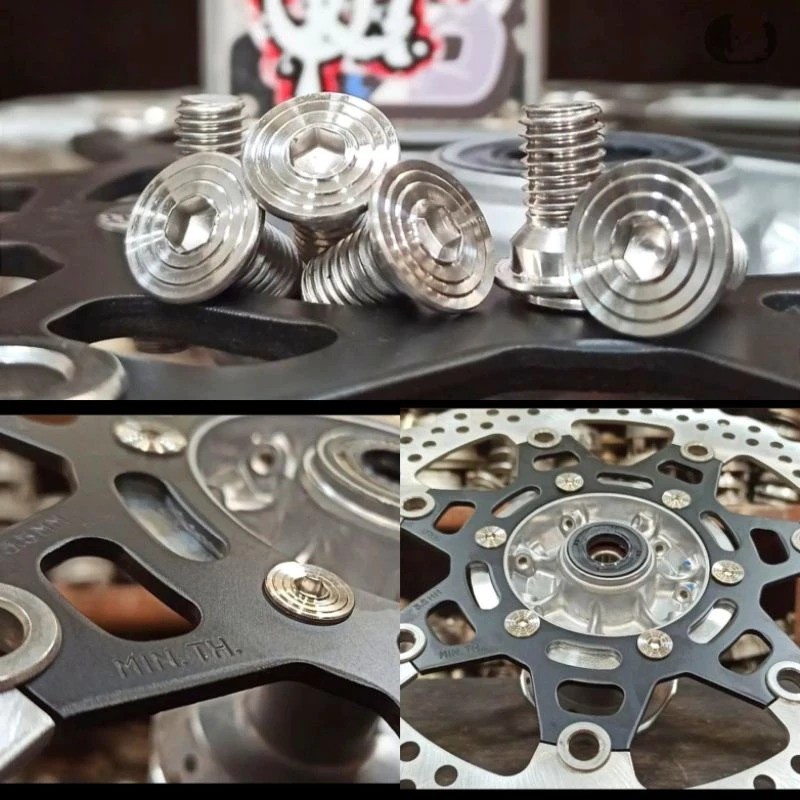 Jual LUNDONGSHOP BAUT PIRINGAN CAKRAM STAINLESS IMPORT BAUT PIRINGAN DRAT 12 STAINLES PER BIJI ...