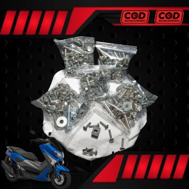 Jual COD Baut Full Body Nmax old / Baut Fullset body halus body kasar ...