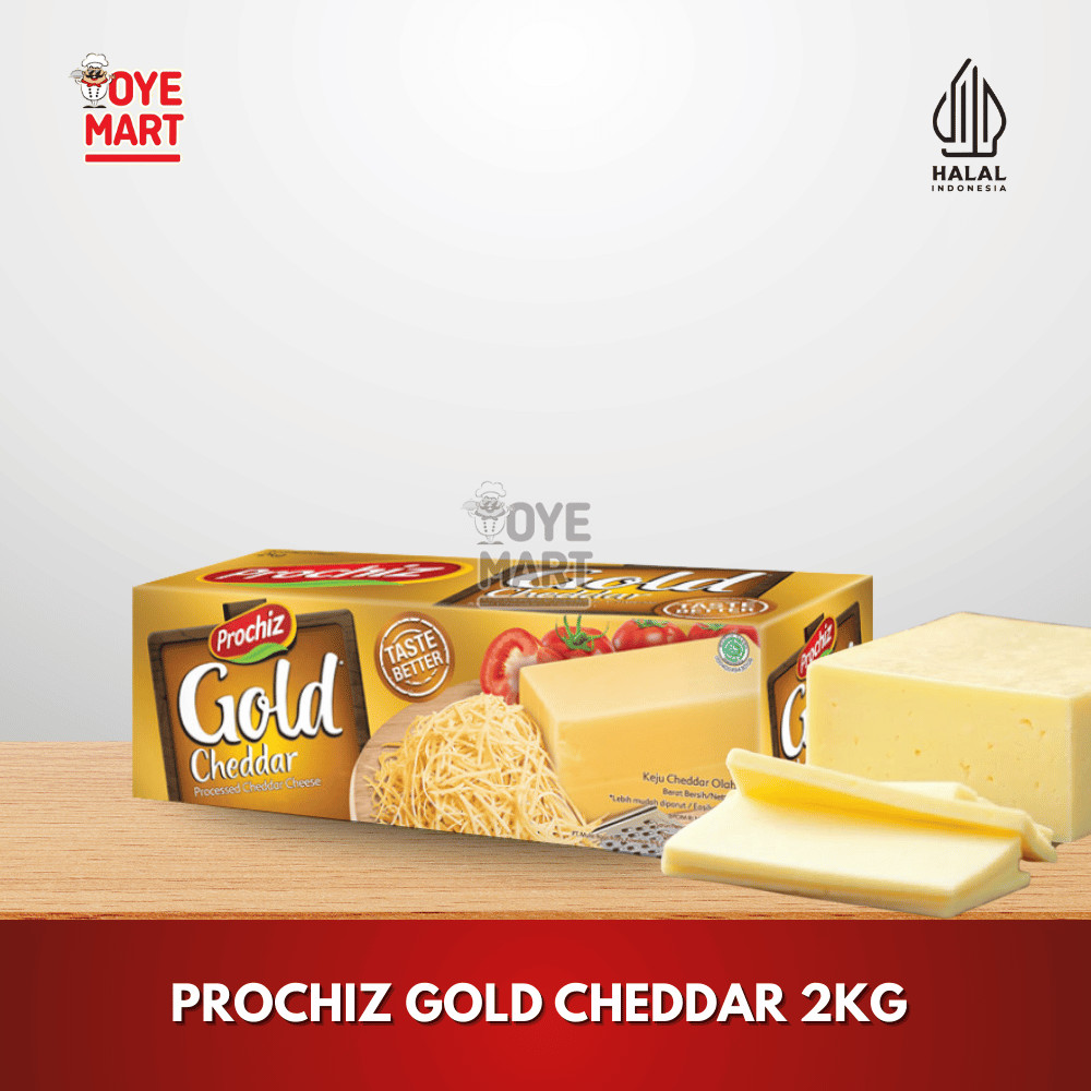 Jual PROCHIZ GOLD CHEDDAR 2KG | Shopee Indonesia