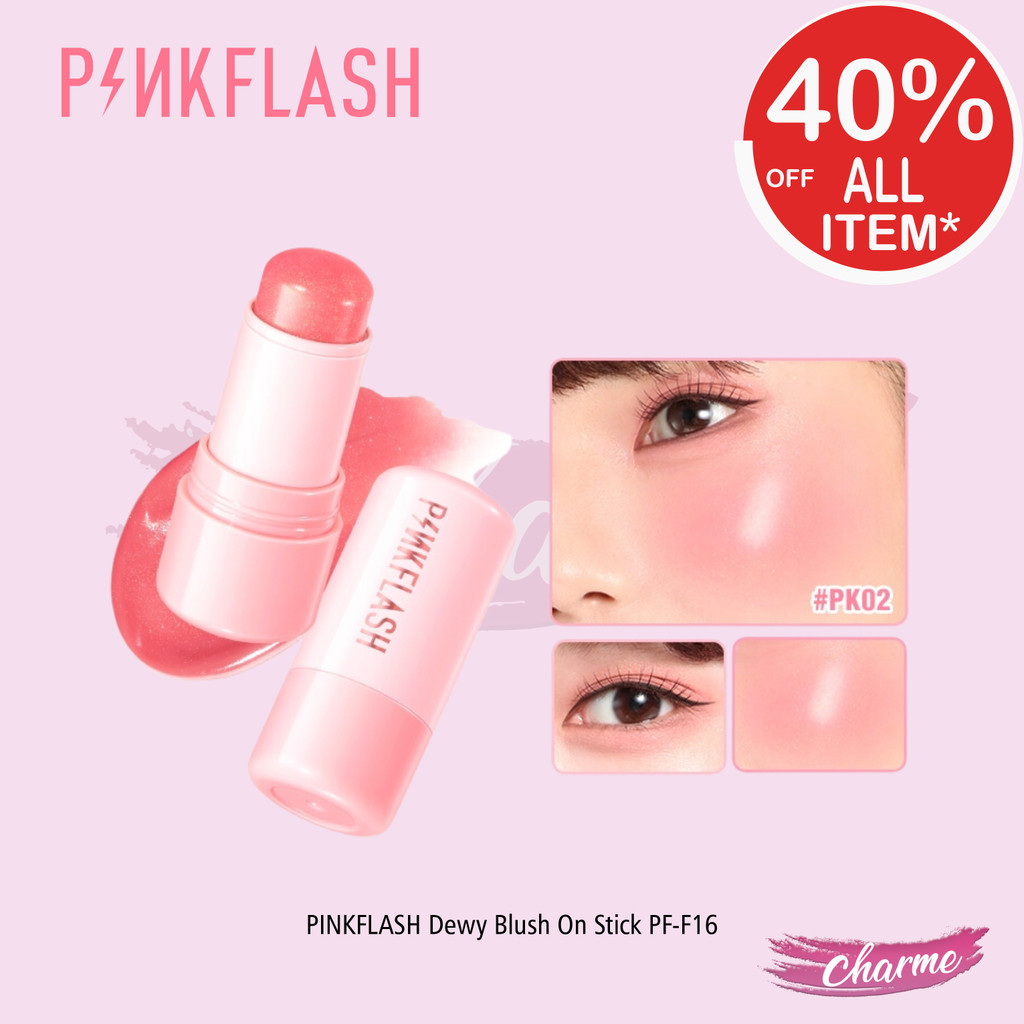 Jual (READY & ORI) PINKFLASH DEWY BLUSH ON STICK PF-F16 PFF16 PERONA PIPI | Shopee Indonesia