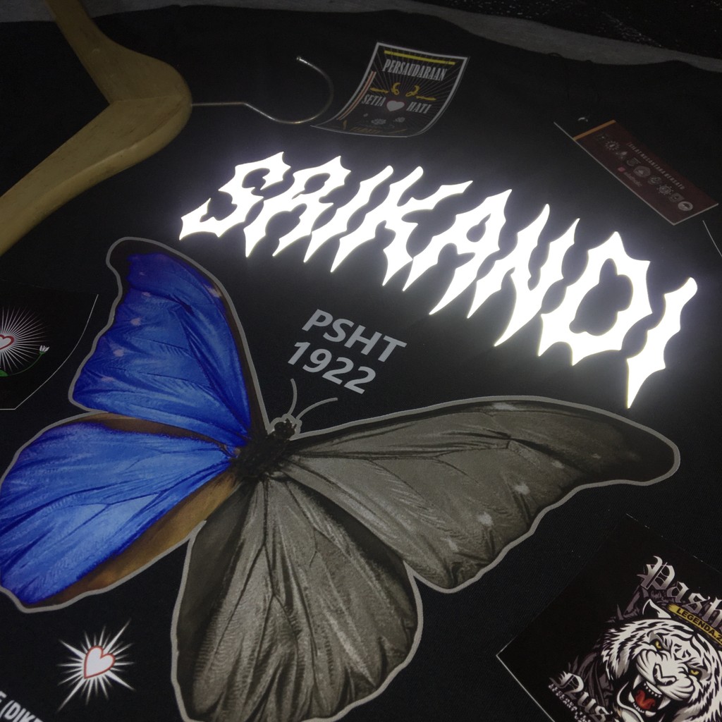Jual Kaos Psht Terate Srikandi Menyala Terkena Cahaya Reflektif Kaos ...