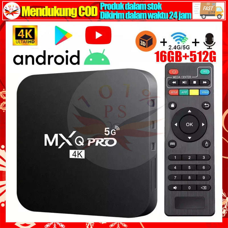 Jual 2024 Latest Android Box 4K Ultra HD TV Box 16g+512gb Rom TV BOX 4G ...