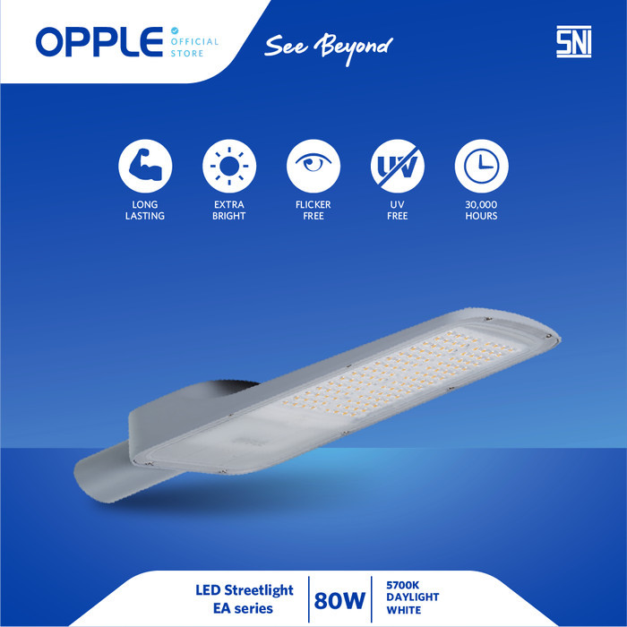 Jual OPPLE Lampu Jalan Street Lamp EA Series 80W 5700K | Shopee Indonesia