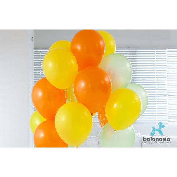 Jual Balon Latex Metalik Mix 30 pcs (orange, kuning, green) | Shopee ...