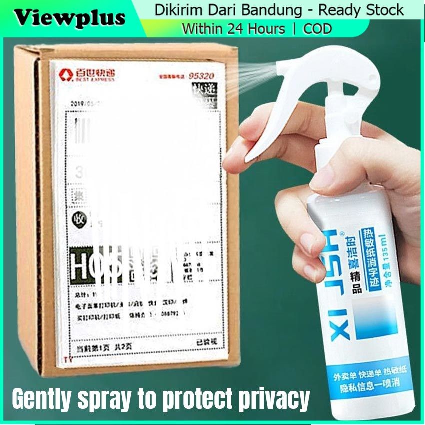 Jual 135ML Cairan Penghapus Resi Alamat Nota paket Data Alamat Paket ...