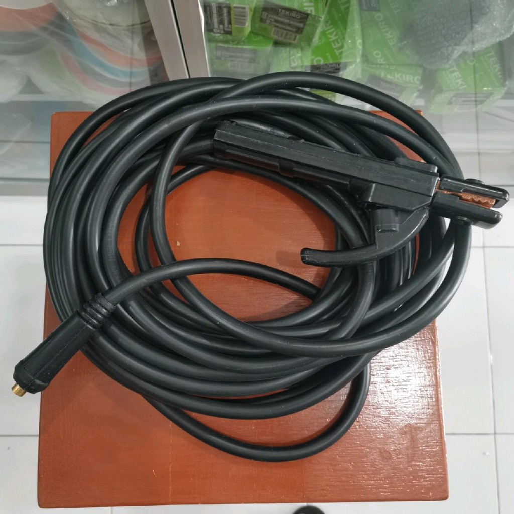 Jual Kabel las set 20 meter kabel las 25 mm rhino welding cable stang ...