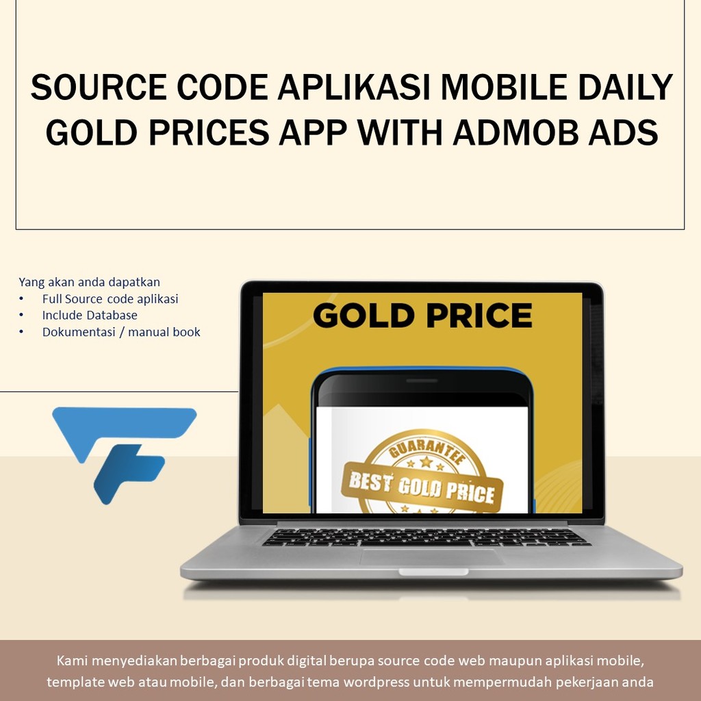 Jual SOURCE CODE APLIKASI MOBILE DAILY GOLD PRICES APP WITH ADMOB ADS ...