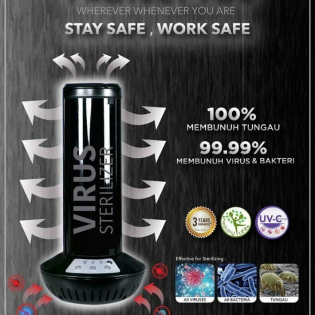 Jual Turbo Vinator UV sterilizer EHL2030 EHL 2030 Bebas Virus dan ...
