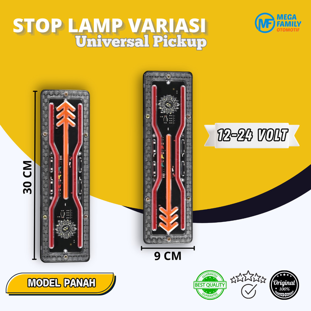 Jual Stoplamp / Lampu belakang Mobil Pickup Universal Waterfroop 12-24 ...