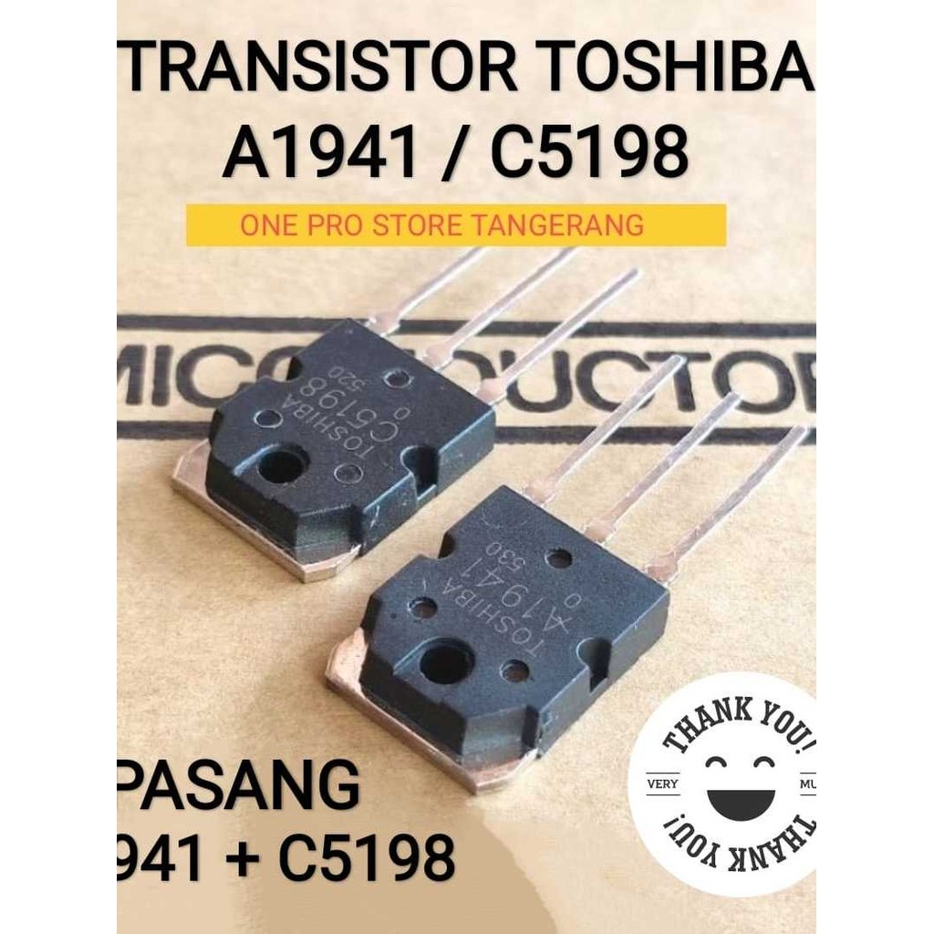 Jual TRANSISTOR FINAL TOSHIBA C5198 A1941 RRT A 1941 C 5198 MURAH | Shopee Indonesia