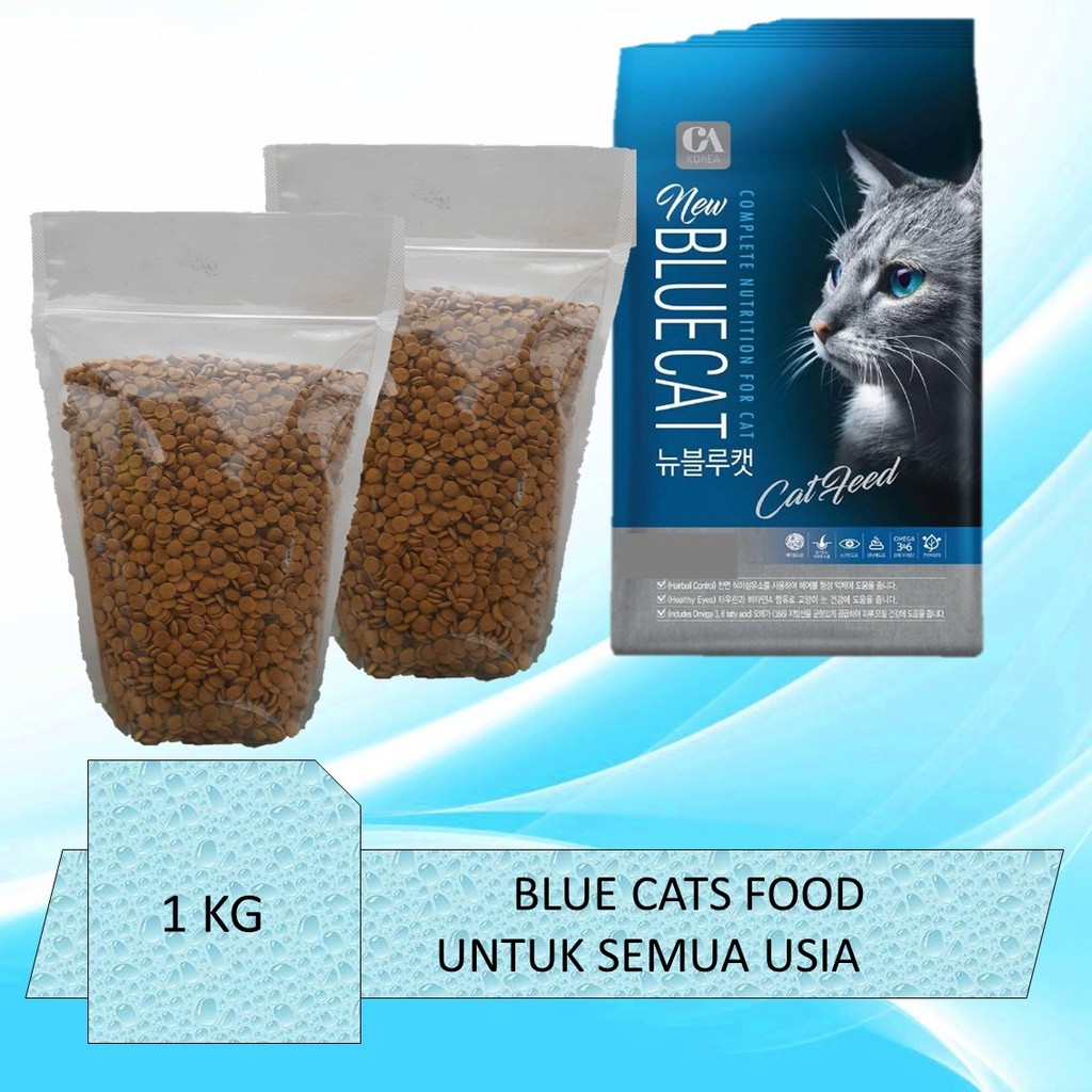 Jual Makanan Kucing Viral New Blue Cat 1 Kg | Shopee Indonesia
