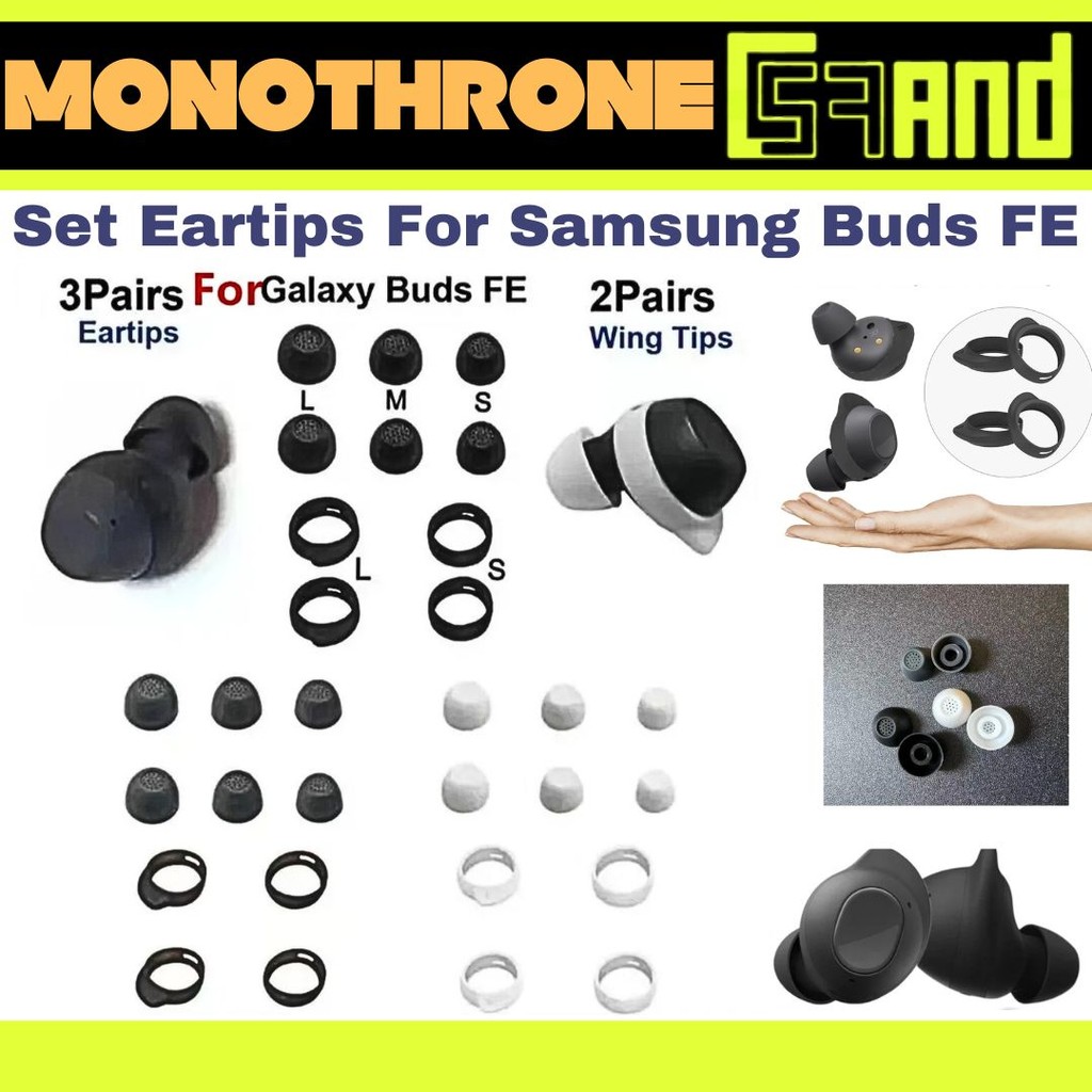 Jual Eartips Samsung Galaxy Buds FE Fe Eartip Wing Tip Wingtips WingTip ...