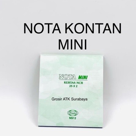 Jual ( StaLand ) BUKU NOTA KONTAN KUDA MINI 2 Ply / 2 Rangkap Kuda 25 x 2 N912 | Shopee Indonesia