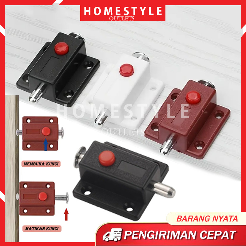 Jual 5PCS Grendel Tekan / Grendel Otomatis Slot Pintu Otomatis | Shopee ...