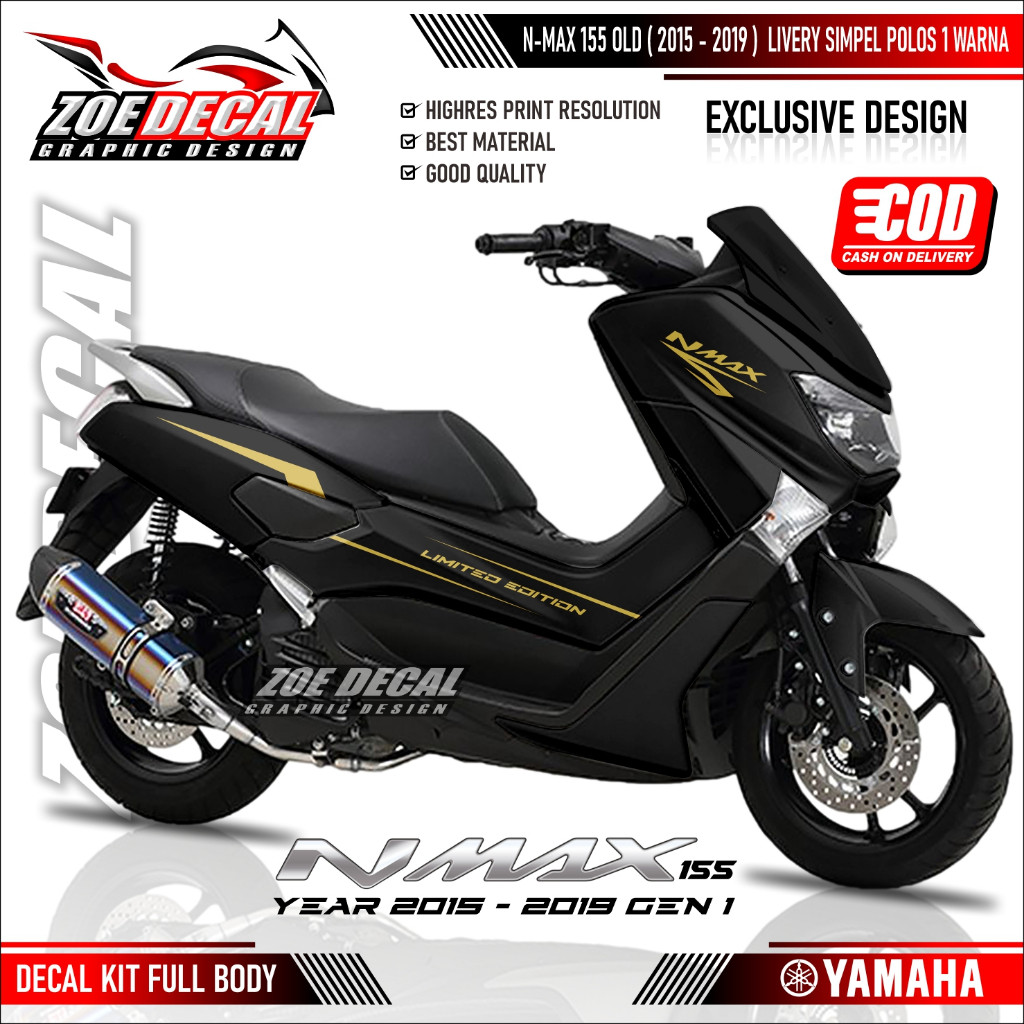 Jual Terbaru Decal FULL BODY New NMAX 155 OLD / N MAX GEN 1 Motif ...