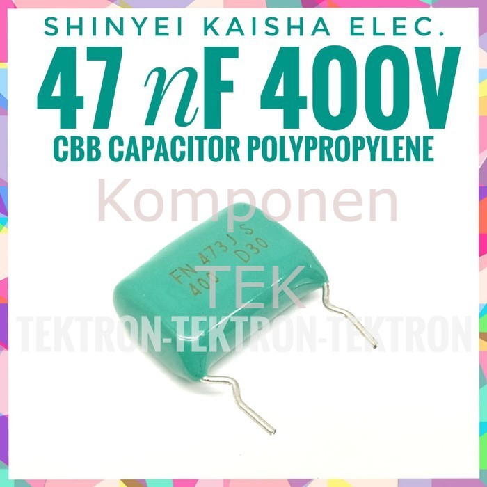 Jual Shinyei Kaisha Elec. 47nF 400V Polypropylene CBB capacitor Audio ...