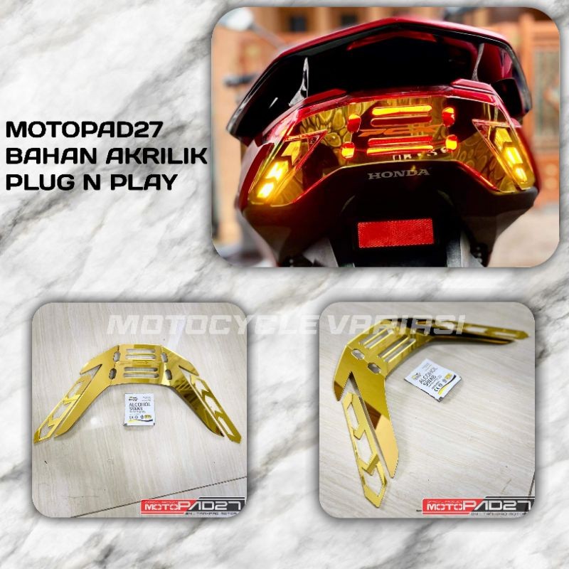 Jual Garnish Lampu Belakang Pcx 160 Garnis Pcx 160 Garnis Stoplamp Pcx ...