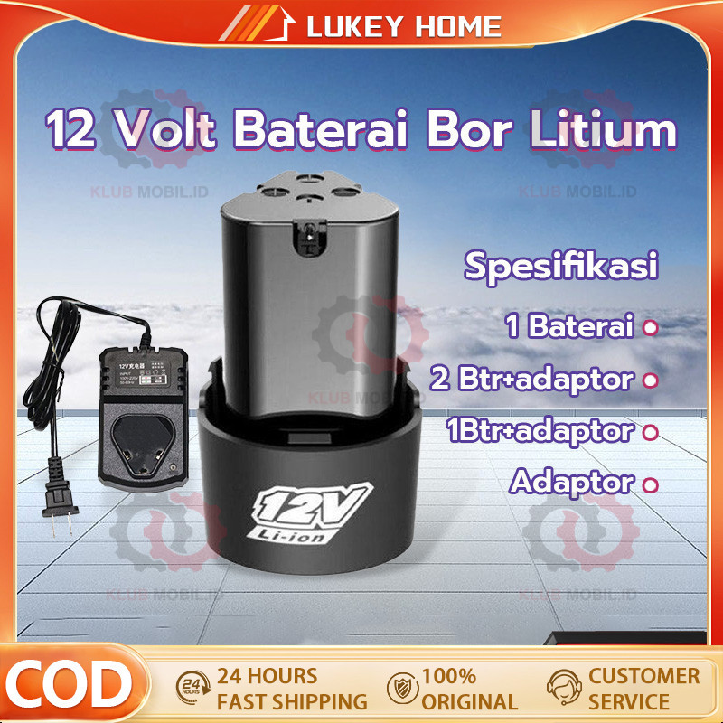 Jual 12 Volt Baterai Bor Litium Li-ion Cordless Electric Rechargeable 12 Volt 20000 Mah Li-ion ...