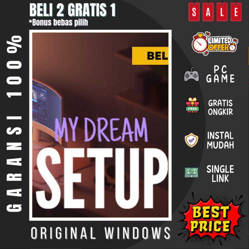 Jual MY DREAM SETUP - GAME PC - GAME LAPTOP - PC GAMES - BELI 2 GRATIS ...