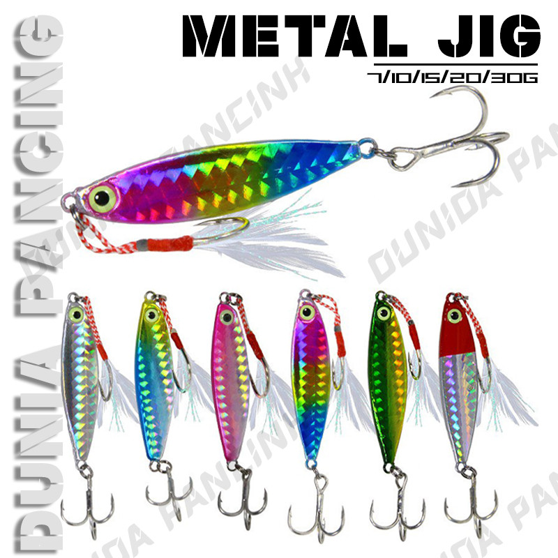 Jual Metal jig 7g/10g/15g/20g/30g Umpan Pancing Ikan Spinner Balancer Fishing Lure Bionic Bait ...