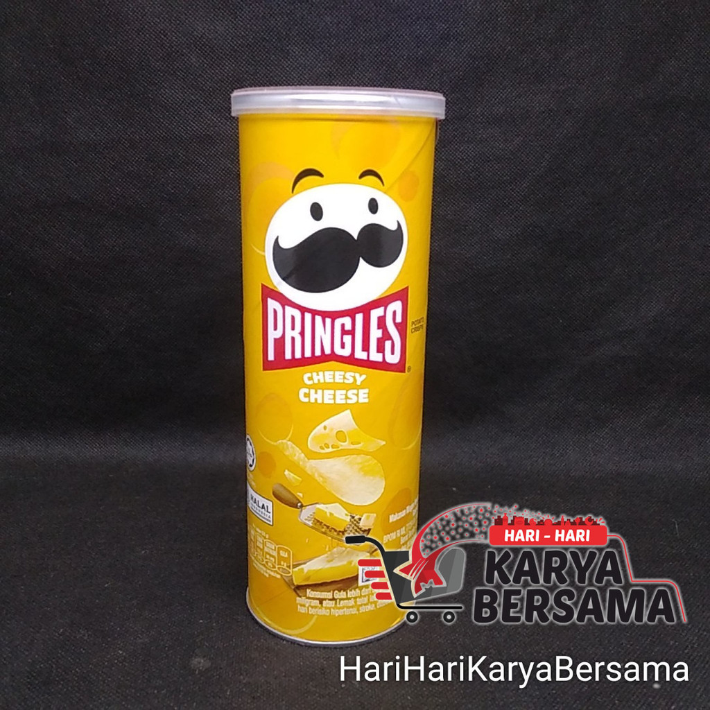 Jual MAKANAN RINGAN SNACK PRINGLES CHEESY CHEESE 102GR | Shopee Indonesia