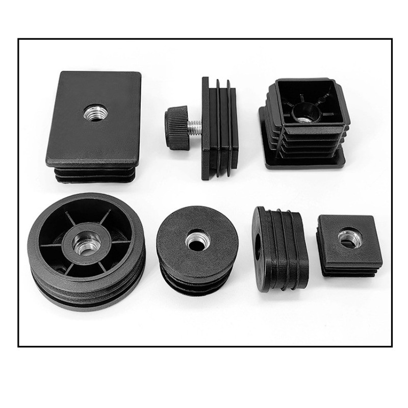 Jual 4 Pcs/Lot M8/M10 Round Tube Square Tube Plastic Nut Plug Wheel ...