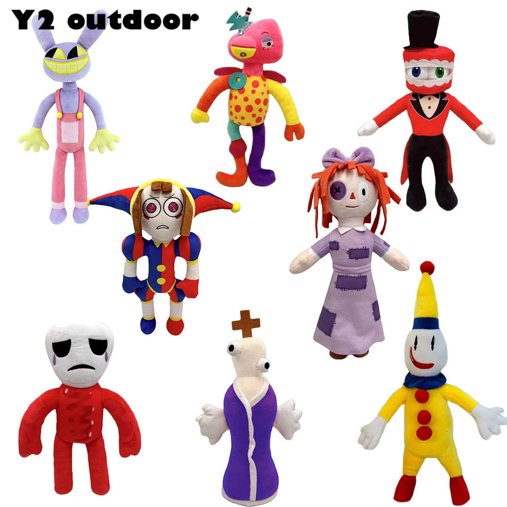 Jual 20-42cm The Amazing Digital Circus Plush Jax Pomni Raghata Kaufmo ...