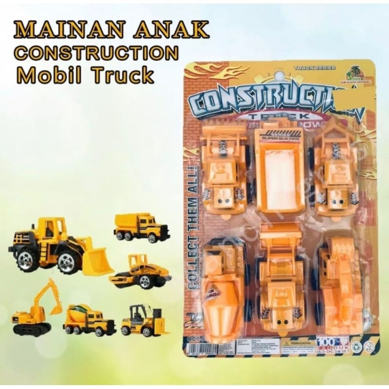 Jual MAINAN ANAK MOBIL KENDARAAN CONSTRUCTION KENDARAAN MOBIL ISI 6BJ ...