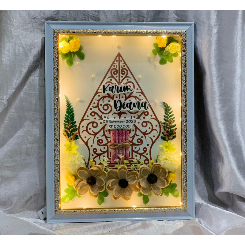 Jual mahar pernikahan gunungan wayang plus lampu | Shopee Indonesia