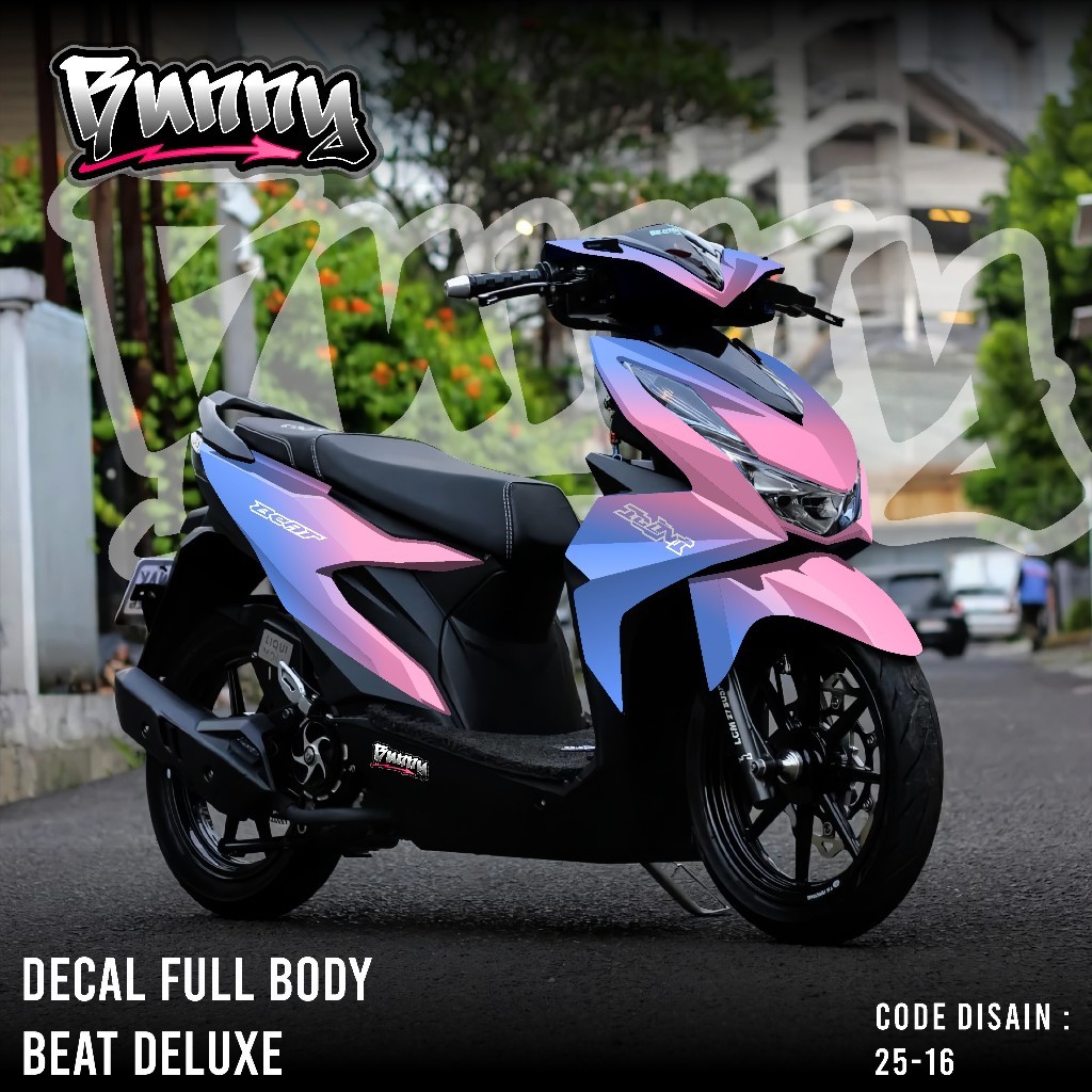 Jual (COD PROMO) TERBARU Decal Sticker Honda Beat DELUXE STREET 2020 ...