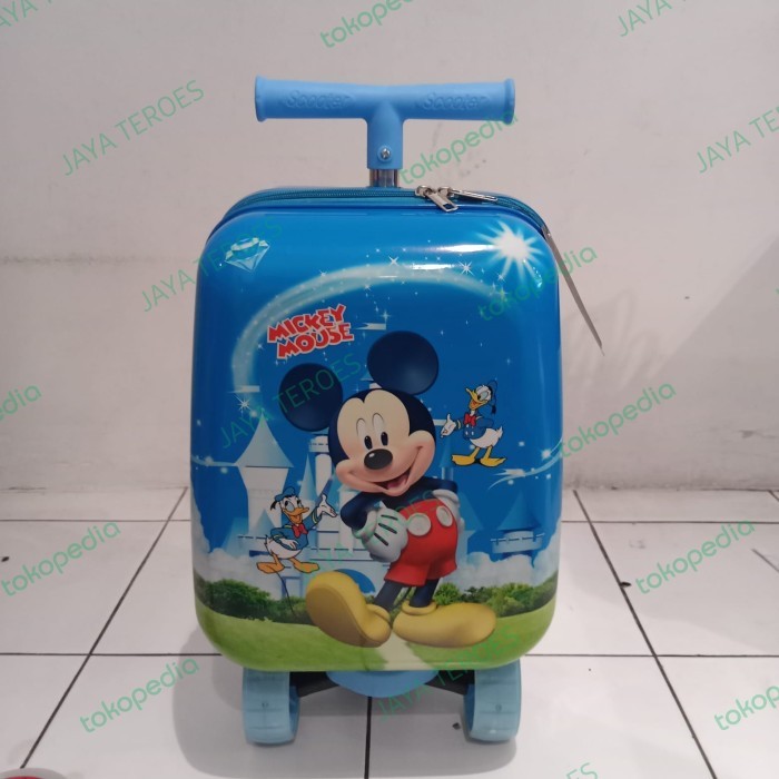 Jual Koper Trolley Scooter anak - Mickey | Shopee Indonesia