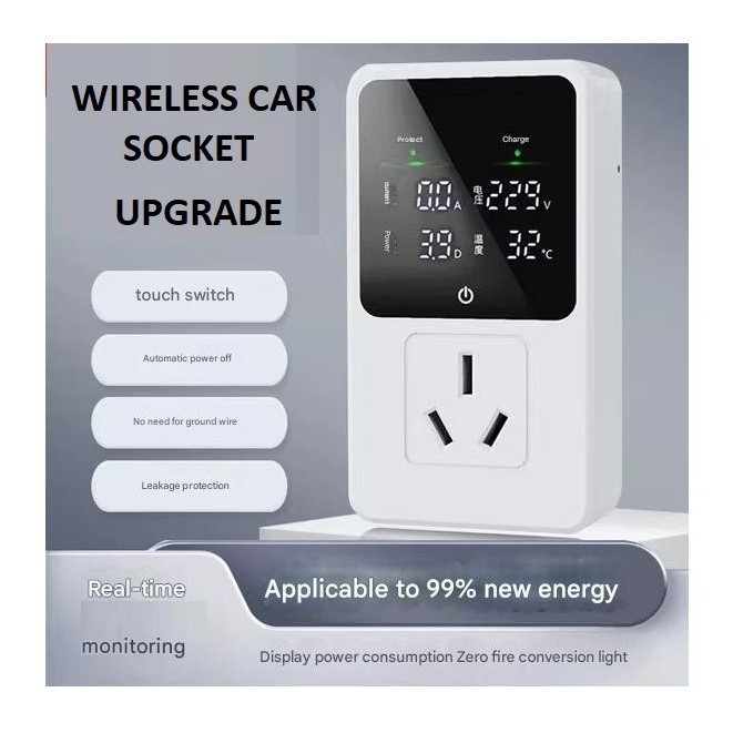 Jual Wireless Convert Socket EV Charger Portable Automatic Power Off ...