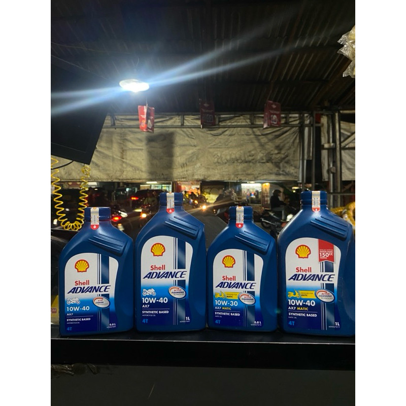 Jual OLI MESIN Shell original baru matic manual 0.8L / 1L ORIGINAL ...