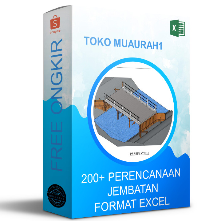 Jual 200+ perencaan jembatan format excel untuk referensi belajar ...
