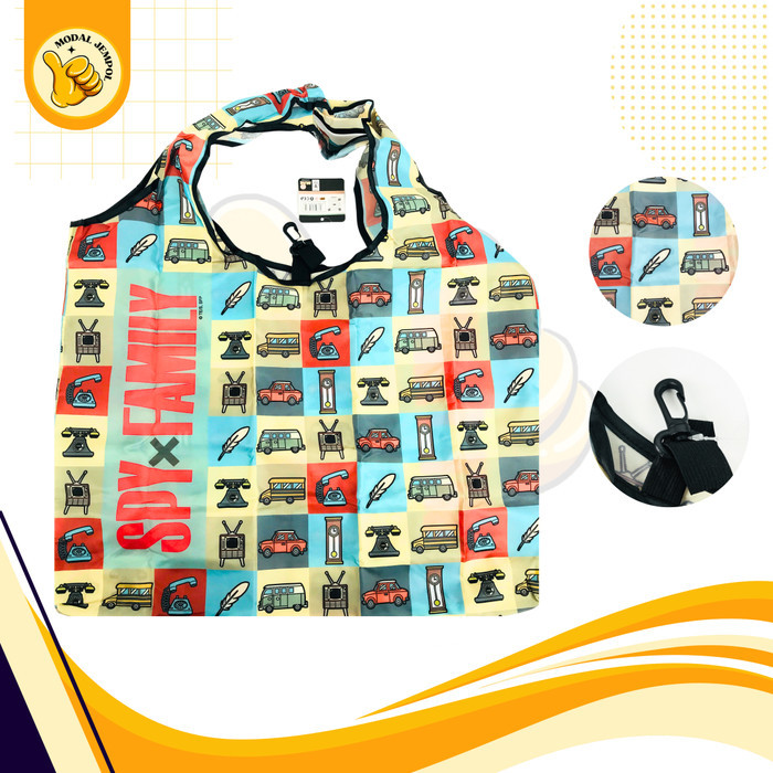 Jual Modal Jempol Tas Belanja Lipat Spy X Family Shopping Bag Ecobag | Shopee Indonesia