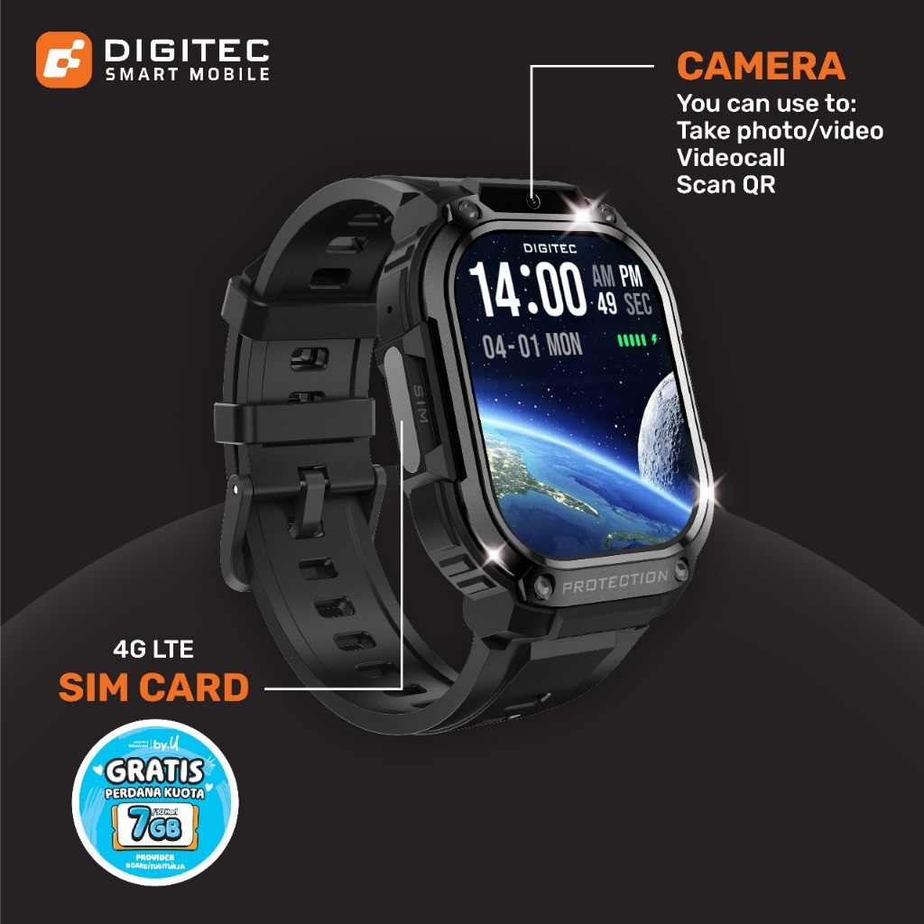 Jual Digitec Smart Mobile S1 4G LTE Android OS Gransi 1 tahun tahan air ...