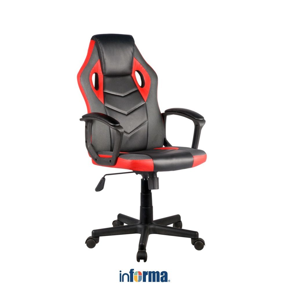 Jual Informa Obito Kursi Gaming - Merah/Hitam Gaming Chair Tempat Duduk ...