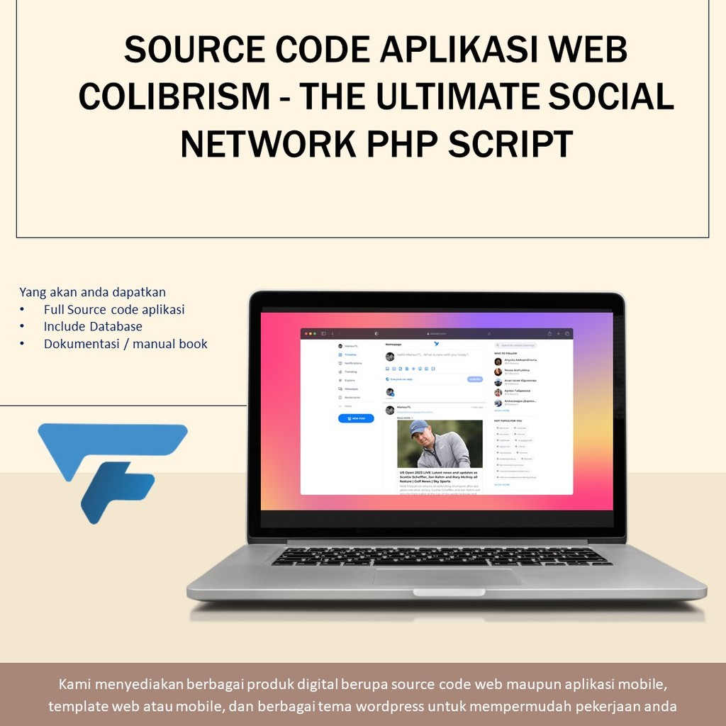 Jual SOURCE CODE APLIKASI WEB COLIBRISM - THE ULTIMATE SOCIAL NETWORK ...