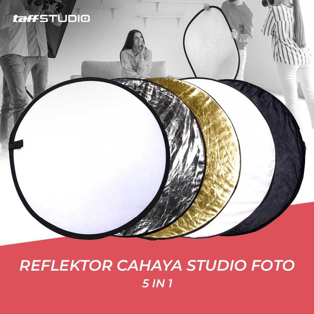 Jual Reflektor Cahaya Fotografi Studio 5in1 Diffuser 58cm TaffSTUDIO ...