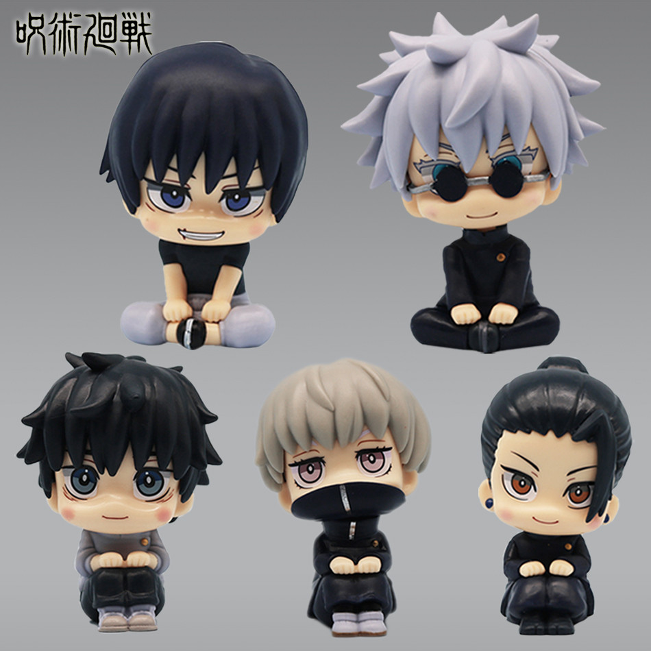 Jual 10cm Jujutsu Kaisen Mini Figures Satoru Gojo Figure Action Geto ...