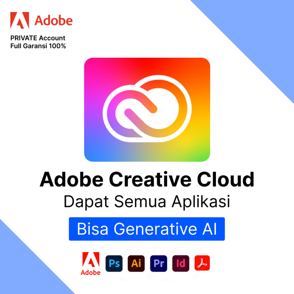 Jual Adobe Creative Cloud All Apps Subscription | Original | Private ...