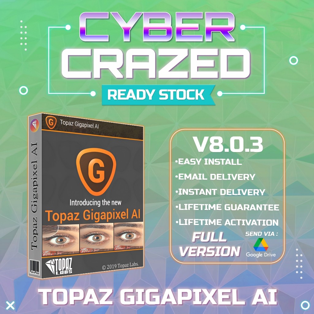 Jual (Win/Mac) Topaz Gigapixel AI 8.0.3 Full Version (Versi Terbaru ...
