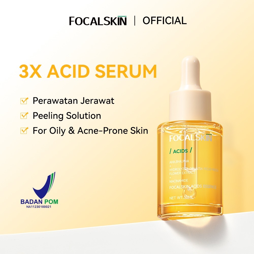 Jual 【Clearance Sale】FOCALSKIN Acne Exfoliating Serum 30ml Peeling ...
