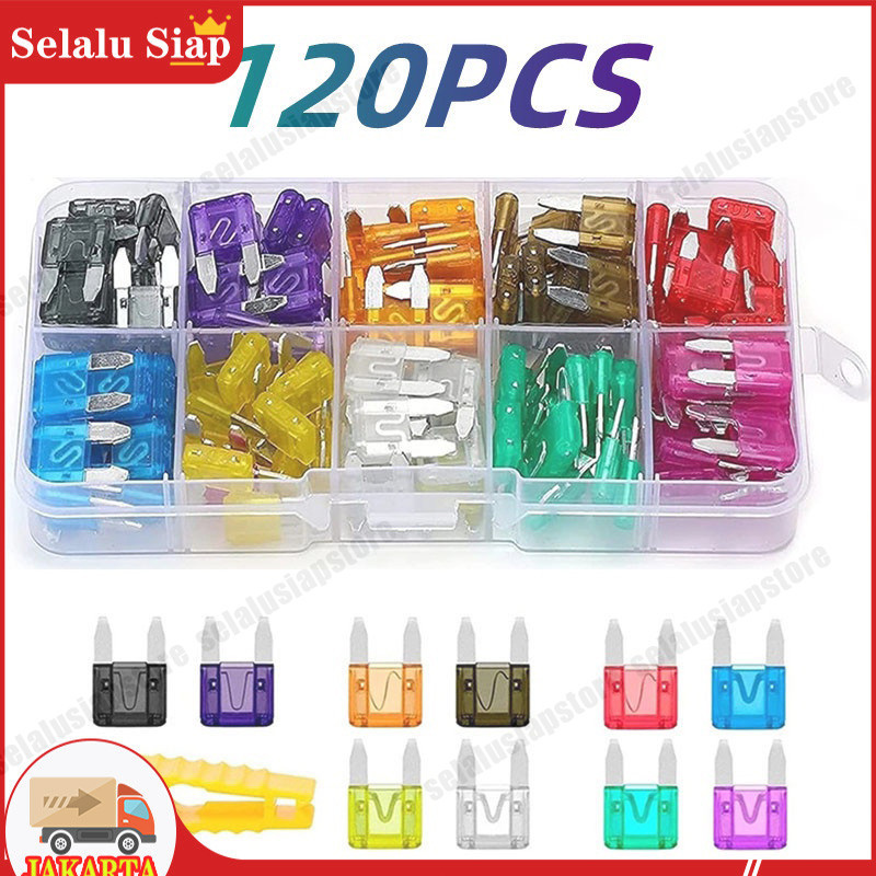 Jual Fuse Mobil Sikring Mobil (2A 3A 5A 7.5A 10A 15A 20A 25A 30A 35A) 1 ...