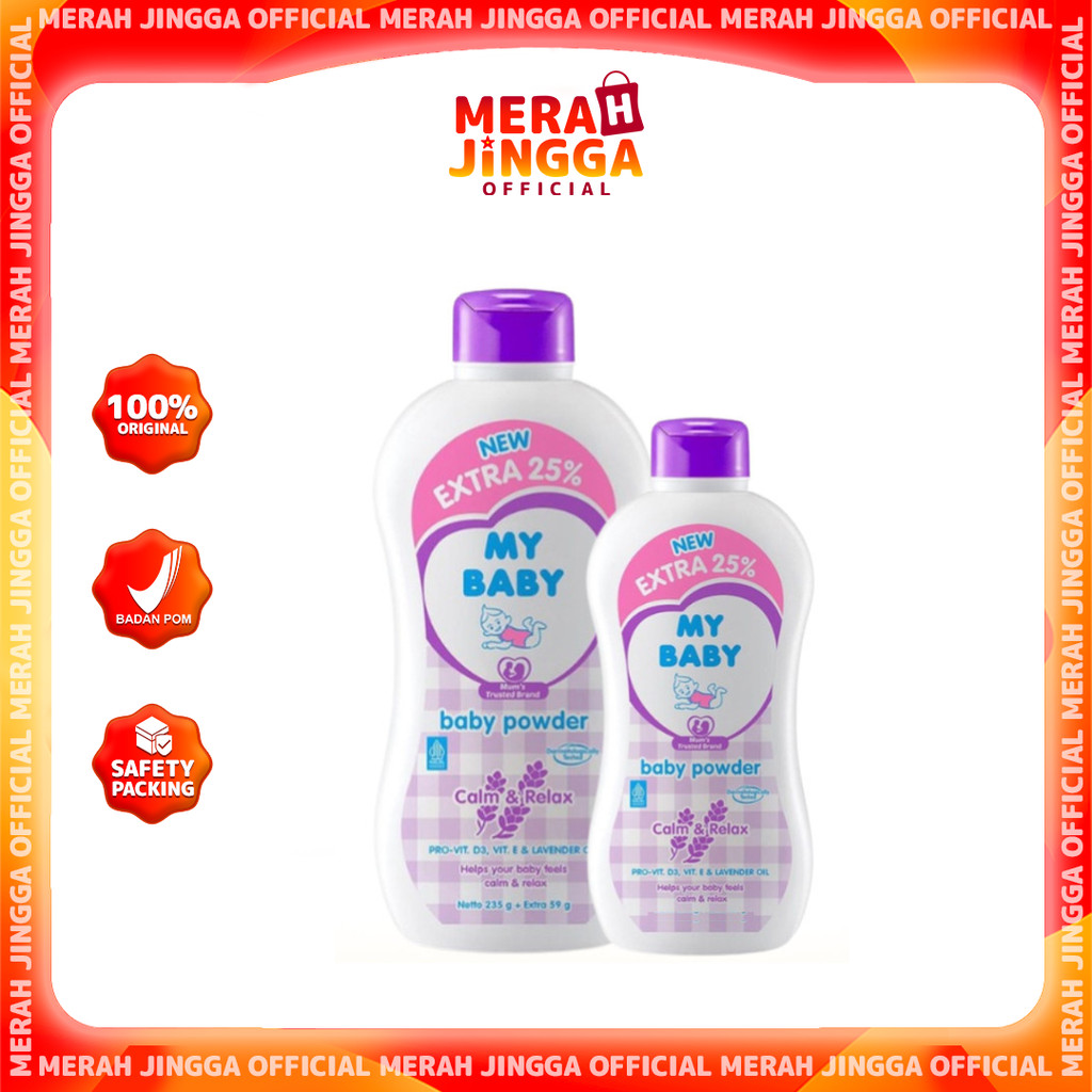 Jual My Baby Powder Calm & Relax | Merah Jingga Official | Shopee Indonesia