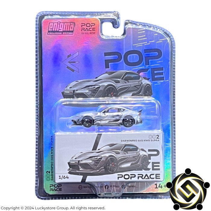 Jual (CHASE) POP RACE x Enigma Darwin Pro 66G NWB Toyota Supra A90 Grey ...