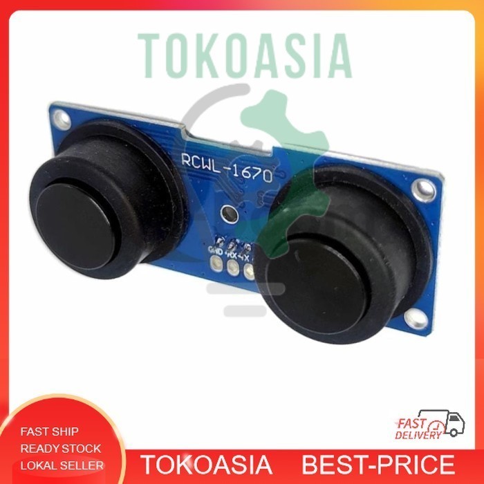 Jual DC3-5V RCWL-1670 Ultrasonic Ranging Module Waterproof Transceiver ...