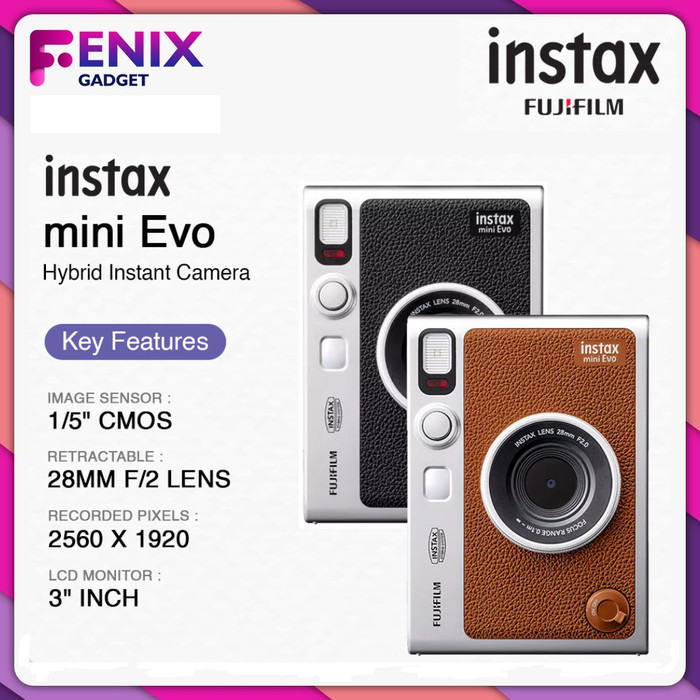 Jual Fujifilm Instax Mini Evo Fuji Instant Camera Mini Evo Garansi ...