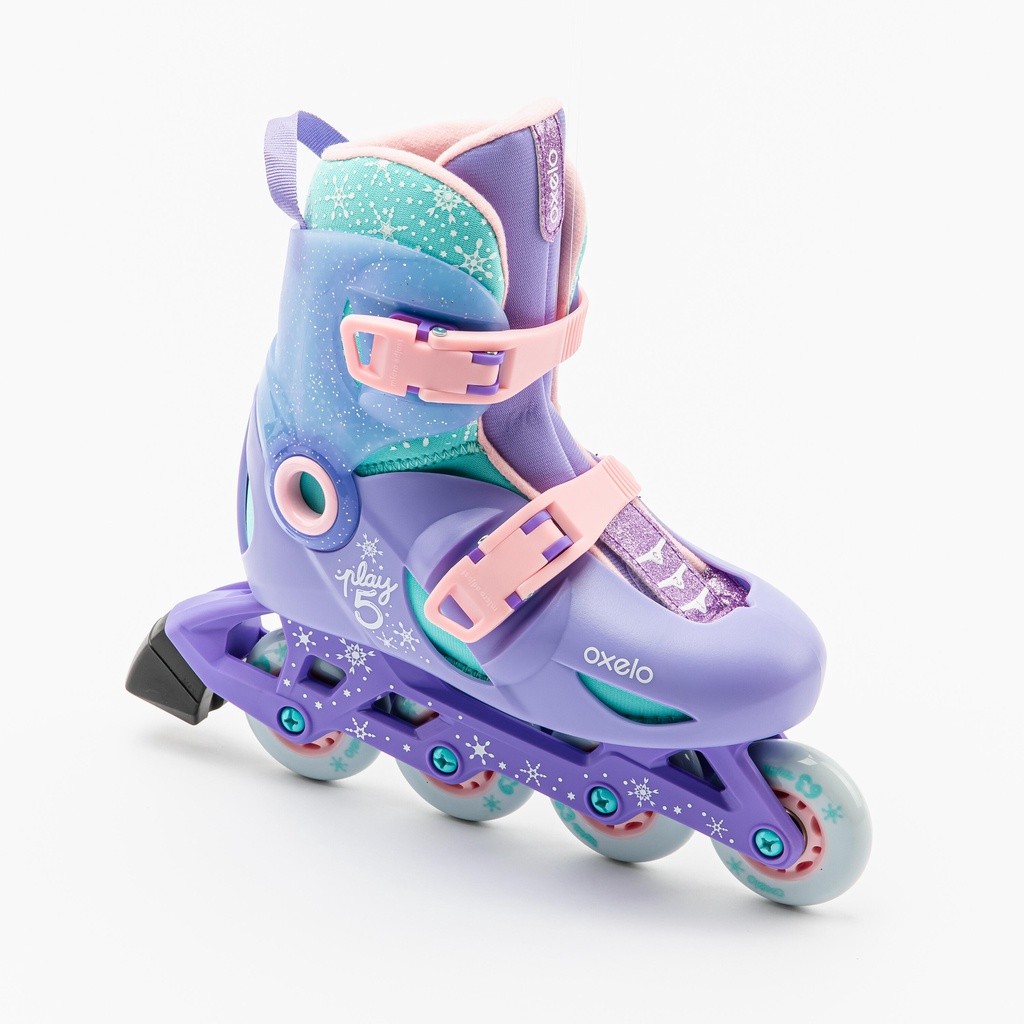 Jual Decathlon OXELO Sepatu Roda Anak RS ILS Play5 - Magic Girl ...