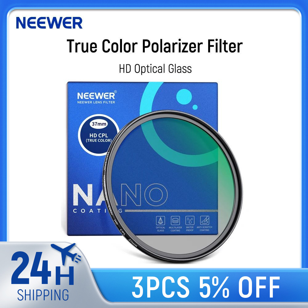 Jual NEEWER True Color Polarizer Filter HD Optical Glass Double Sided 30 Layer Nano Coatings ...